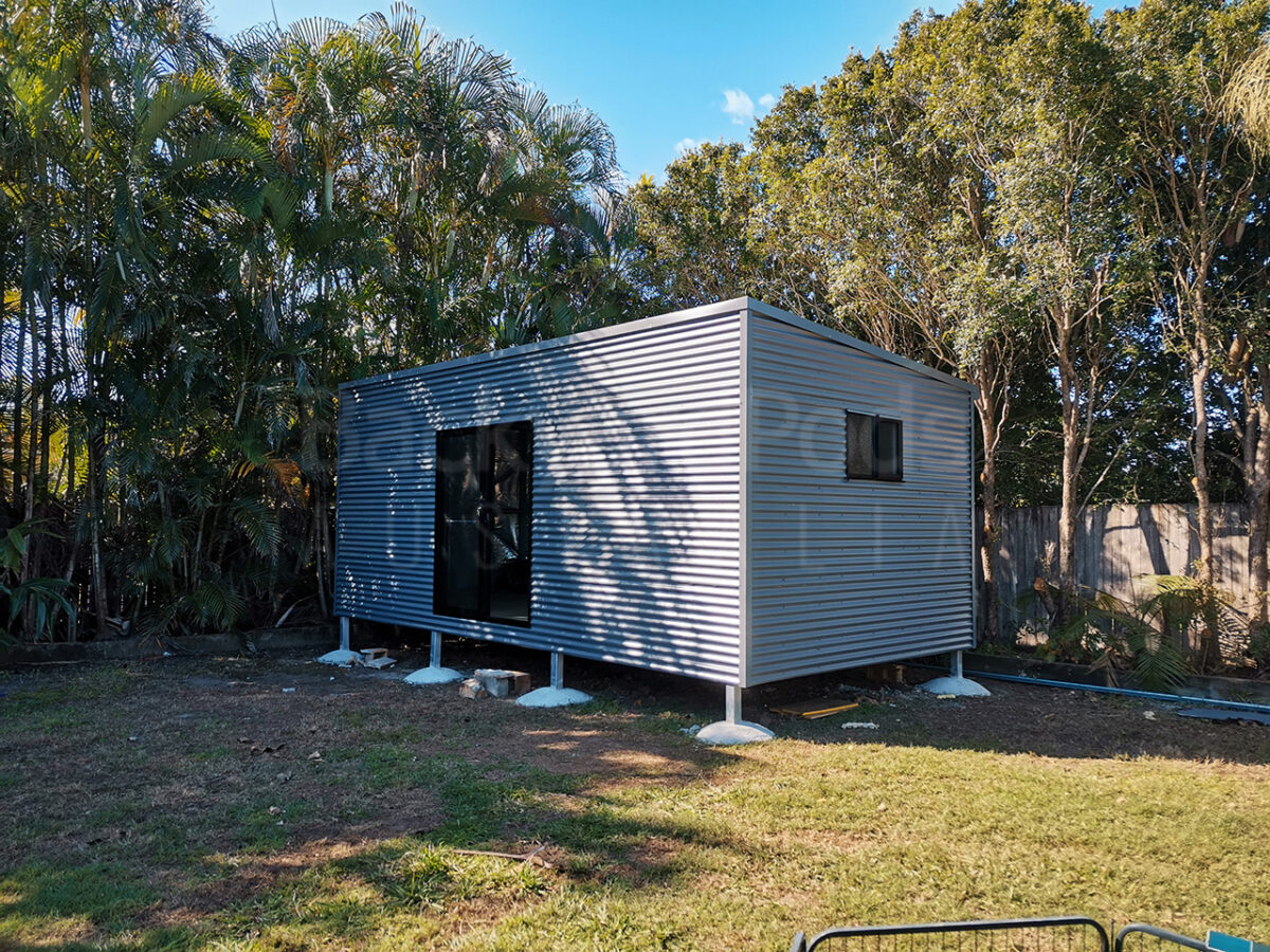 DIY backyard studio with ensuite Sunshine Coast QLD - Backyard Pods