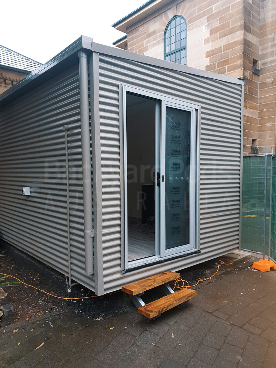 Movable office pod at National Art School, Darlinghurst, Sydney, NSW
